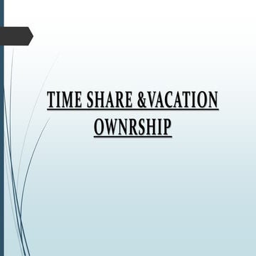 Timeshare | PPTX