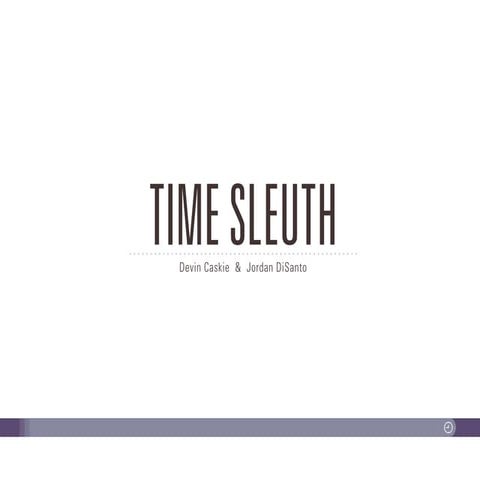 Time Sleuth | PDF