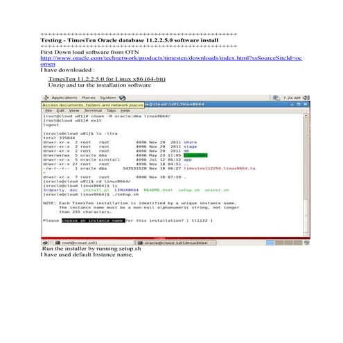 Oracle 11g Timesten In Memory Database Software Install Pdf