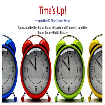 Time’s Up! 2018 | PPT