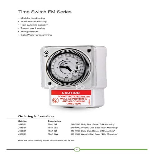Time switch | PDF