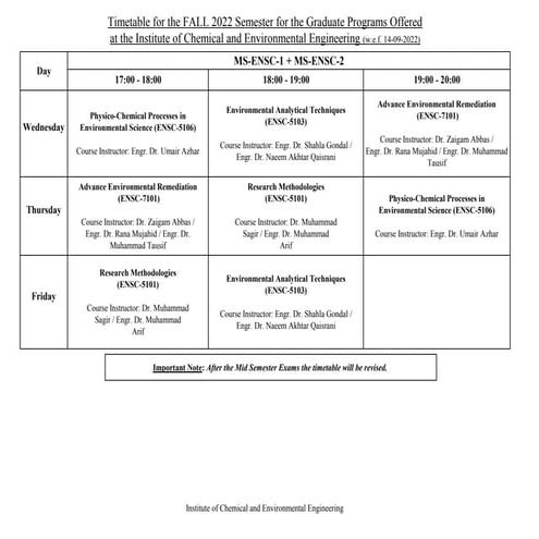Timetable for the FALL 2022 Semester for the Graduate Programs.pdf