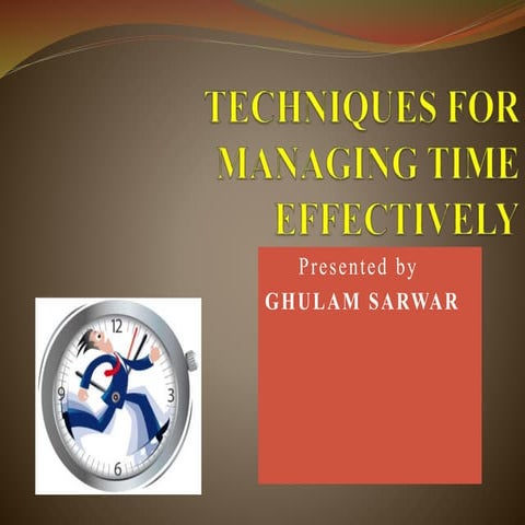 TIME TECHNIQUES.pptx
