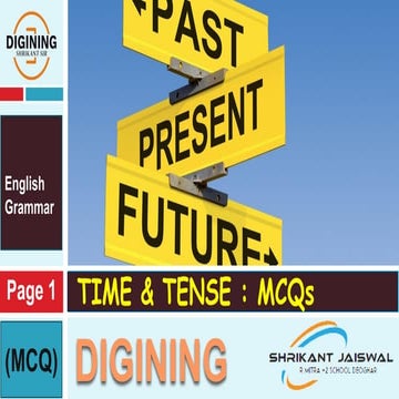 TIME & TENSE - MCQs.pdf