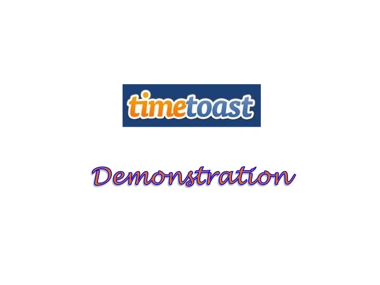 Timetoast demonstration