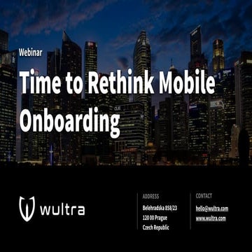 Time to Rethink Mobile Onboarding | PPT