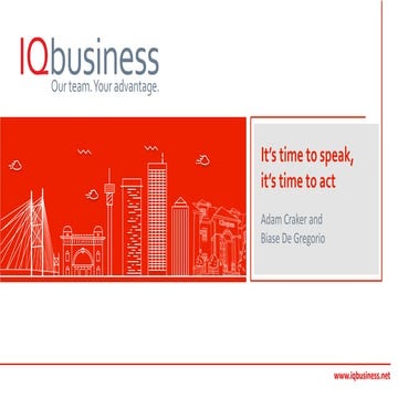 Time to talk, Time to act - LeaderEx 2016 by Adam Craker and Biase De ...