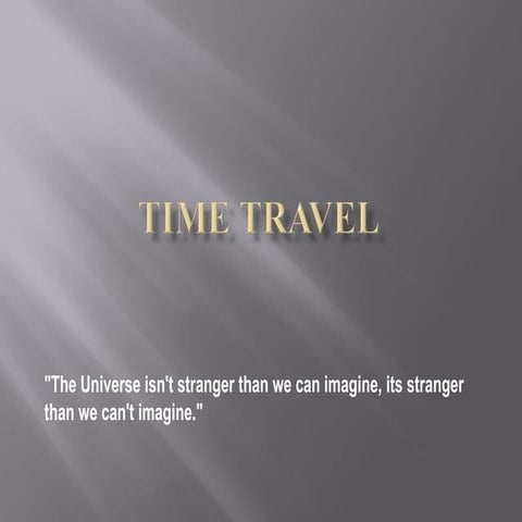 Time travel | PPT