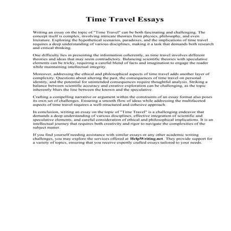 Time Travel Essays.pdf