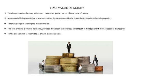 Time value of money ppt. | PPTX | Stocks and Bonds | Personal Investing