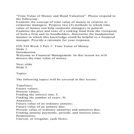 The Value of Money - problems and solutions | PDF