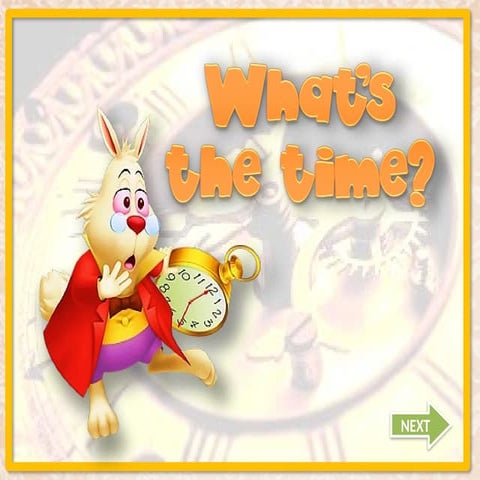 Interactive English Lesson: Learning to Tell Time with Clocks and ...