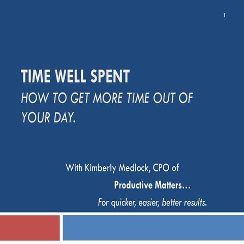 Time Well Spent | PDF | Career Advice | Careers