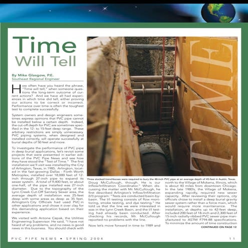 Force Main Design Guide for PVC Pipe | PDF