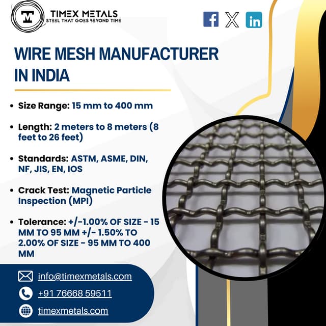 Wire Mesh | Demister Pad | Welded Wire Mesh | Super Duplex Wire ...