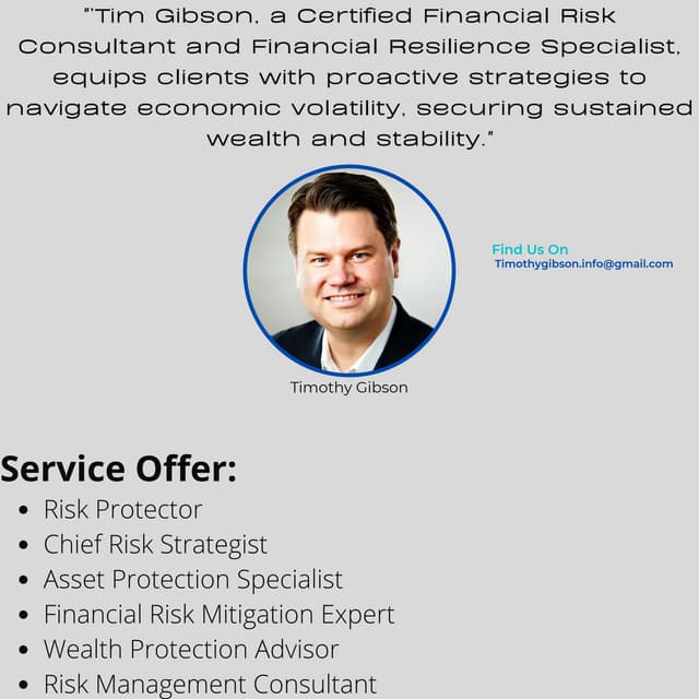 Tim Gibson The Wealth Consultant and Risk Strategy for Tax | PDF