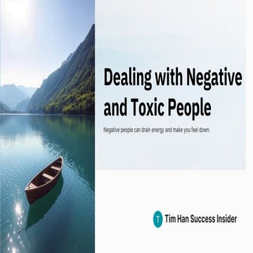 Toxic People.pptx Remove Toxic people in your life | PPTX