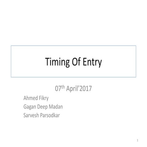 Timing dynamic capabilities technology management | PPT