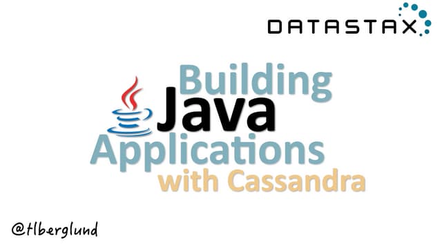 Cassandra Day Chicago 2015 Building Java Applications With Apache