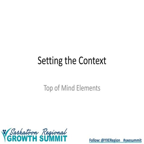 Setting the Context | PPT