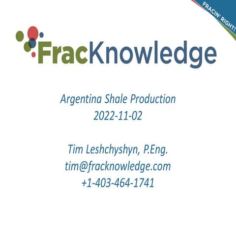 FRAC DESIGN IMPACTS TO PRODUCTION, ACTIVITY, AND HISTORY | PPT