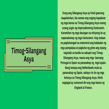Timog-Silangang Asya - Ang pag-aaral sa timog Silangang Asya | PDF