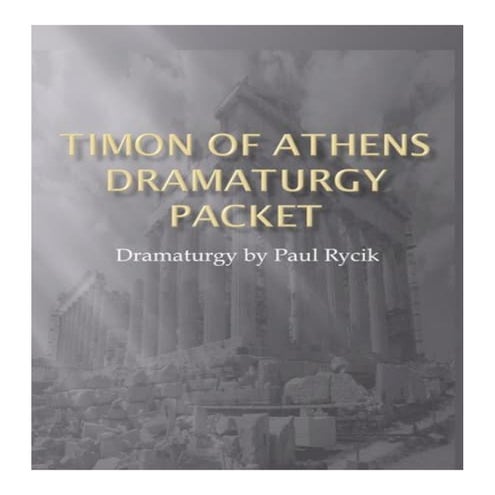 Timon character packet | PDF | Drama | Genres