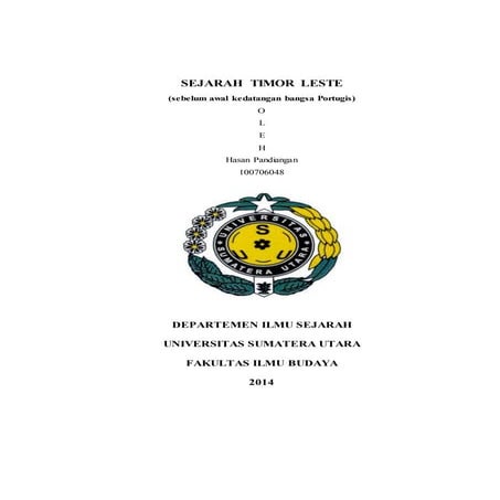 mengenal negaraTimor Leste | PPTX