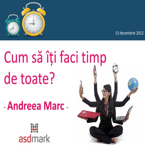 Organizarea timpului | PDF