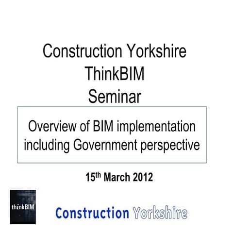 BCA BIM Roadmap | PDF
