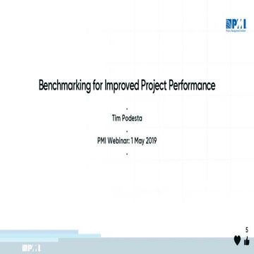 Benchmarking for improved project performance | PDF