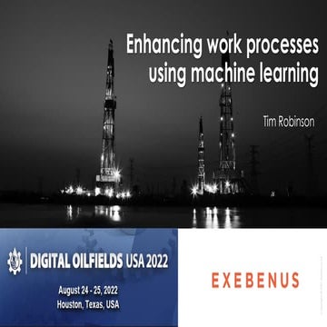ENHANCING WORK PROCESSES AND REDUCING NPT USING MACHINE LEARNING | PDF