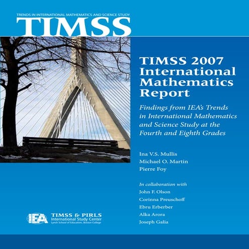 Timss2007 international mathematicsreport | PDF