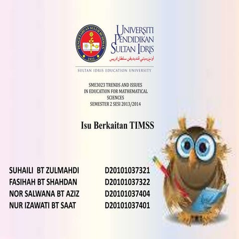 Laporan TIMSS dan PISA Punca Malaysia Tercorot | PDF