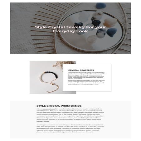 CRYSTAL BRACELETS. | PDF