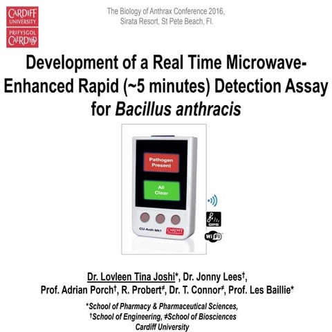 Tina Joshi presentation on "Development of a Real Time Microwave ...