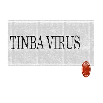 Tinba Virus | PPT
