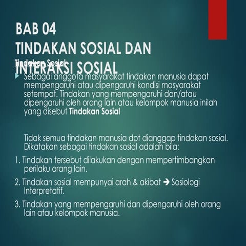 tindakan sosial dan interaksi sosial.ppt