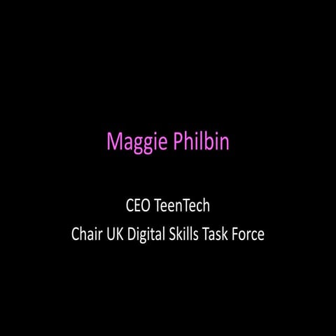 Digital Evolution 2014: Maggie Philbin | PPT