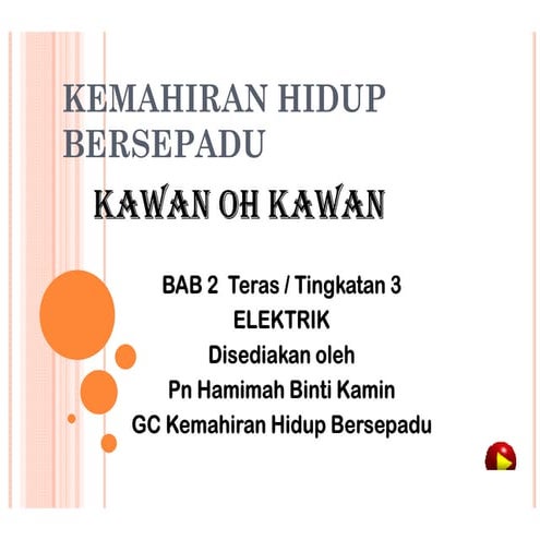 Ting 3 elektrik 2 khb | PDF