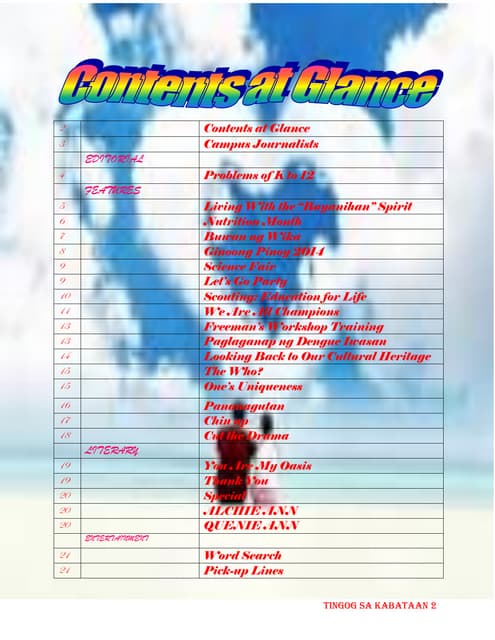 BRIGADA ESKWELA 2018 - Closing Program | DOCX