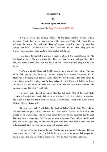 Peter pan story | PPT