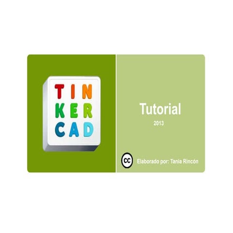 Tinkercad tutorial | PPTX