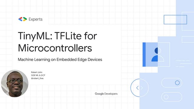 Tinyml Machine Learning For Microcontrollers Ppt