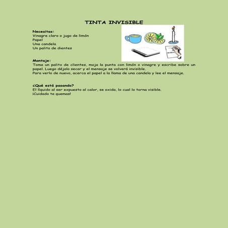 Tinta invisible | PDF