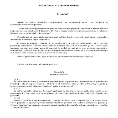 Tinutul secuiesc | PDF