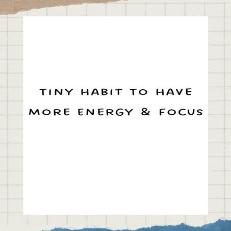 12 Practical Tips To Stay Energetic The Entire Day | PDF