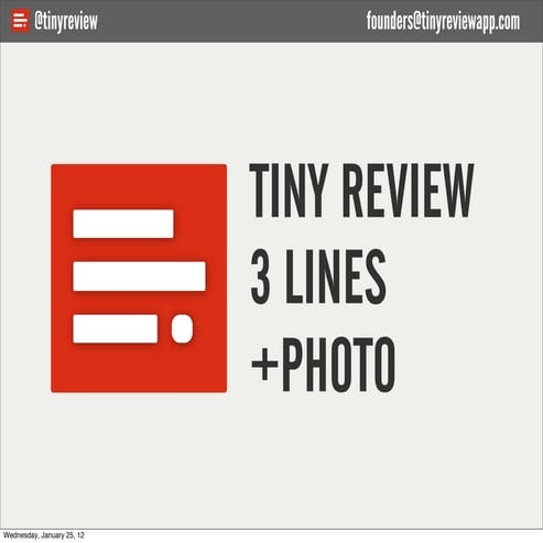 Tiny Review | PPT