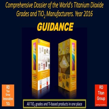 TiO2 Dossier 2016 Guidance | PPT