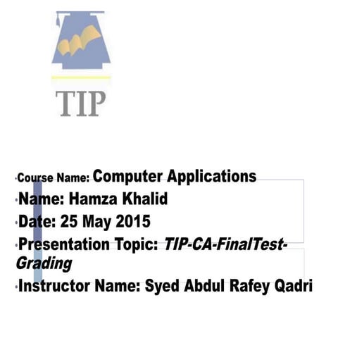 Grading | PPTX